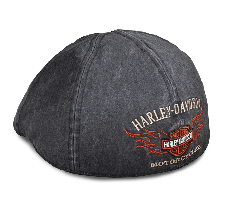 Harley-Davidson® Flame Graphic Fitted Ivy Cap – Gasoline Alley Harley-Davidson®