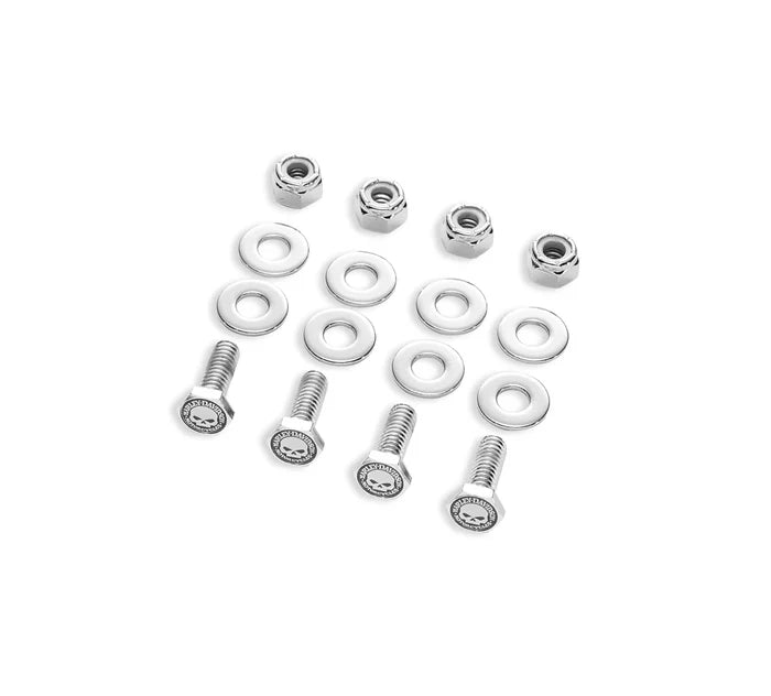 Harley-Davidson® Willie G Skull License Plate Hardware Kit – Gasoline ...