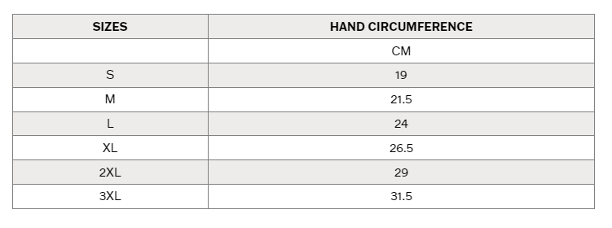 Sizing Charts – Gasoline Alley Harley-Davidson®