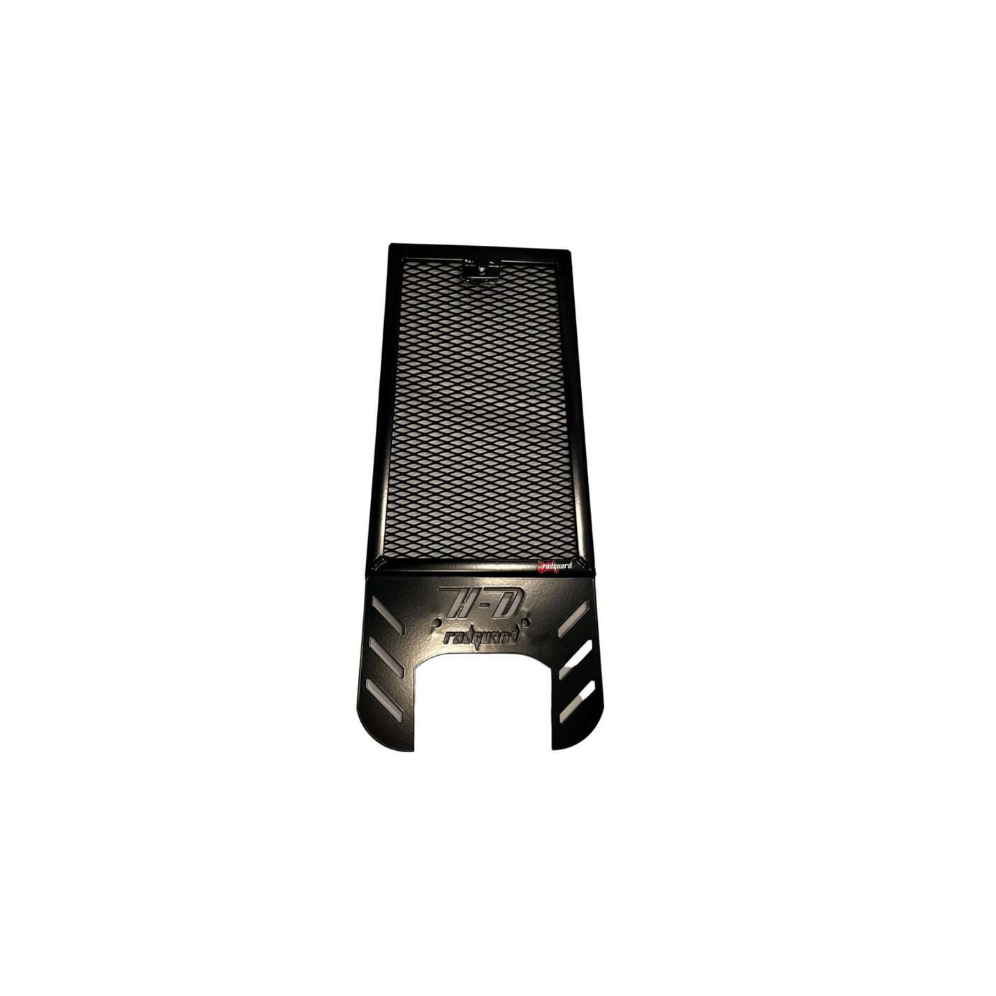 Rad Guard - M8 Softail Oil Cooler Protective Guard - Black with Engine ...