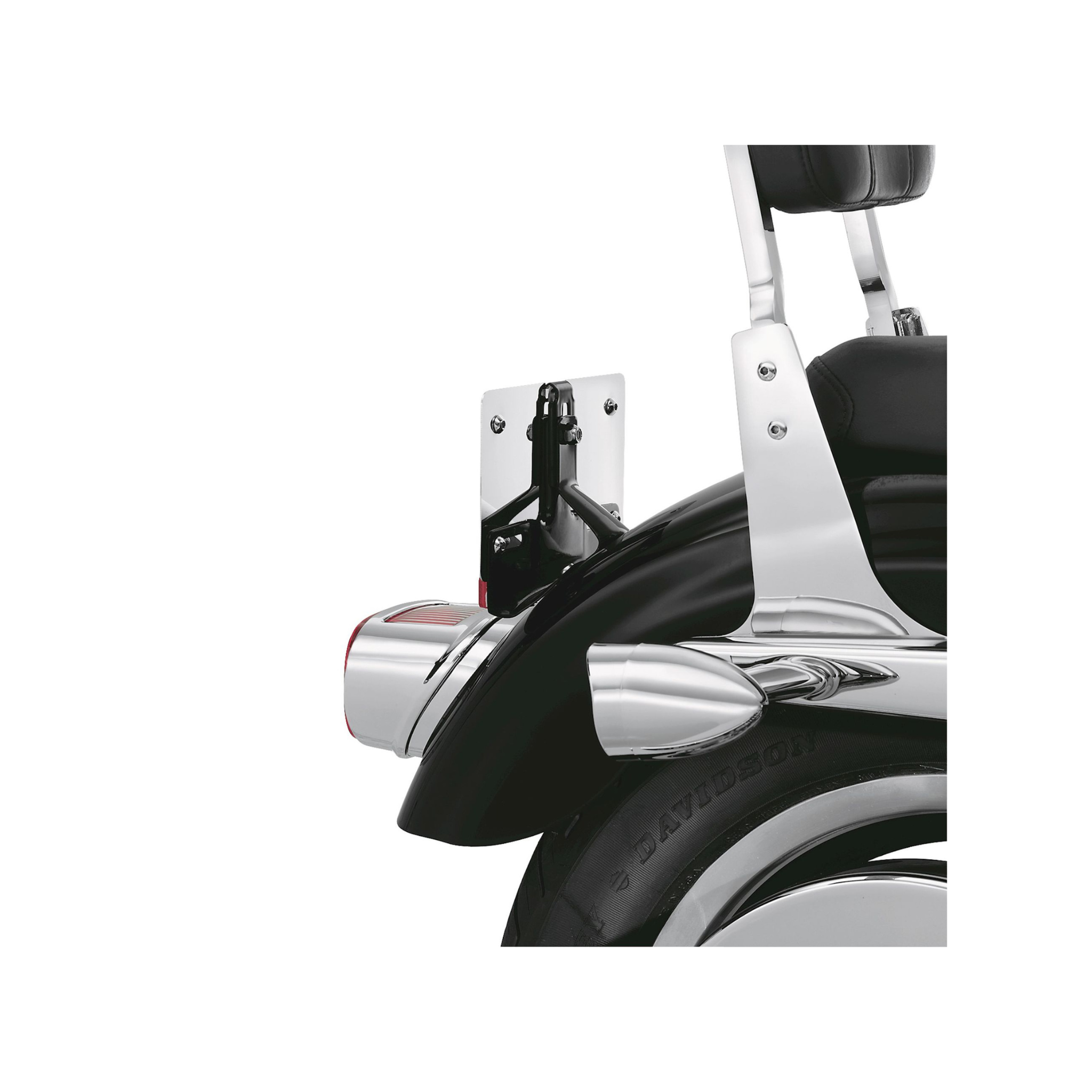 Harley-Davidson® Smooth License Backing Plate – Gasoline Alley Harley ...