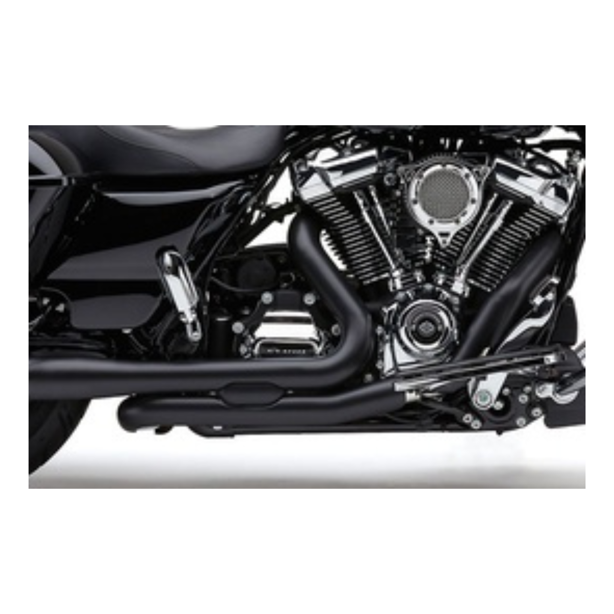 Right Side Tuck & Under Headers – Black. Fits Touring 2017up – Gasoline ...