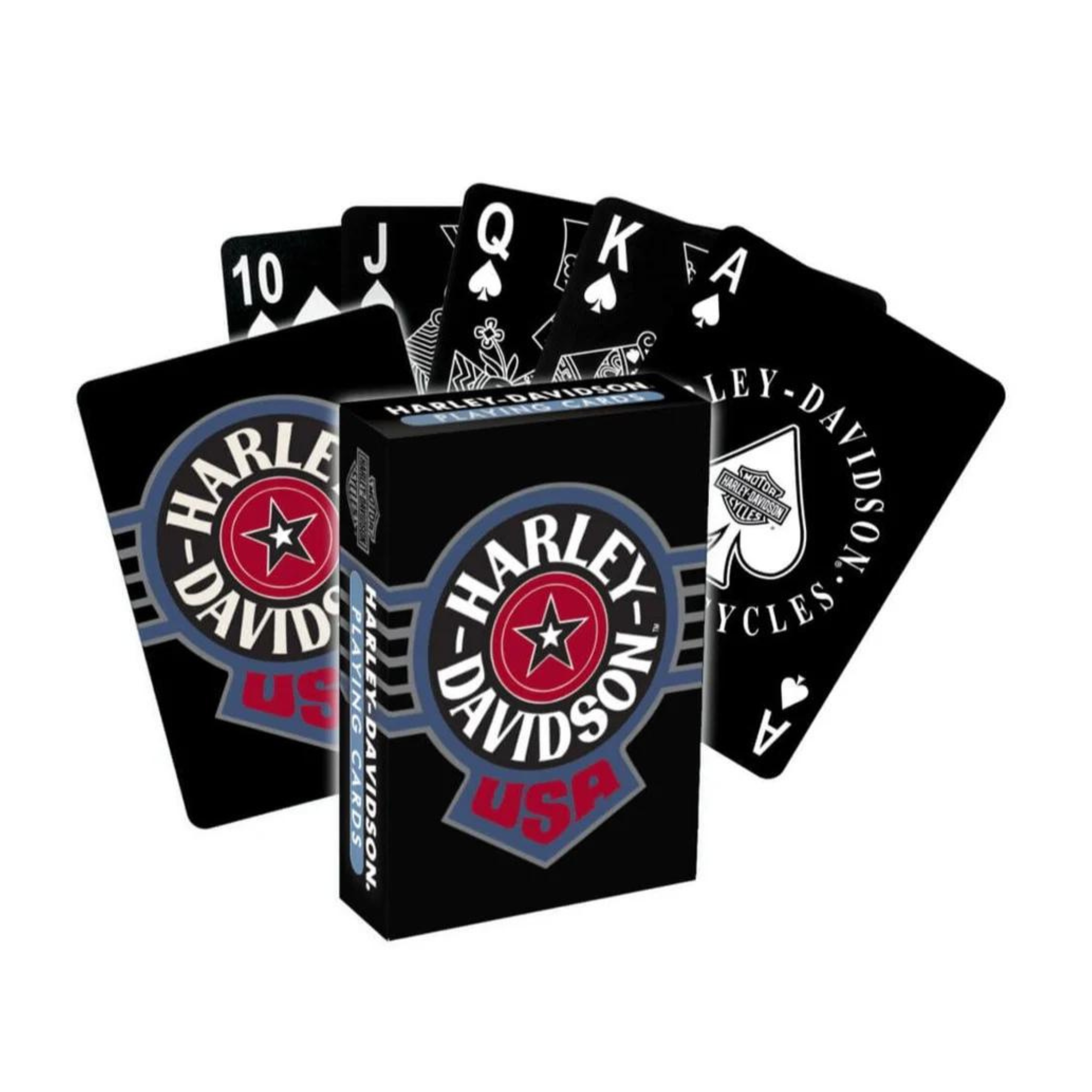 Harley-Davidson® Fatboy Logo Playing Cards – Gasoline Alley Harley ...