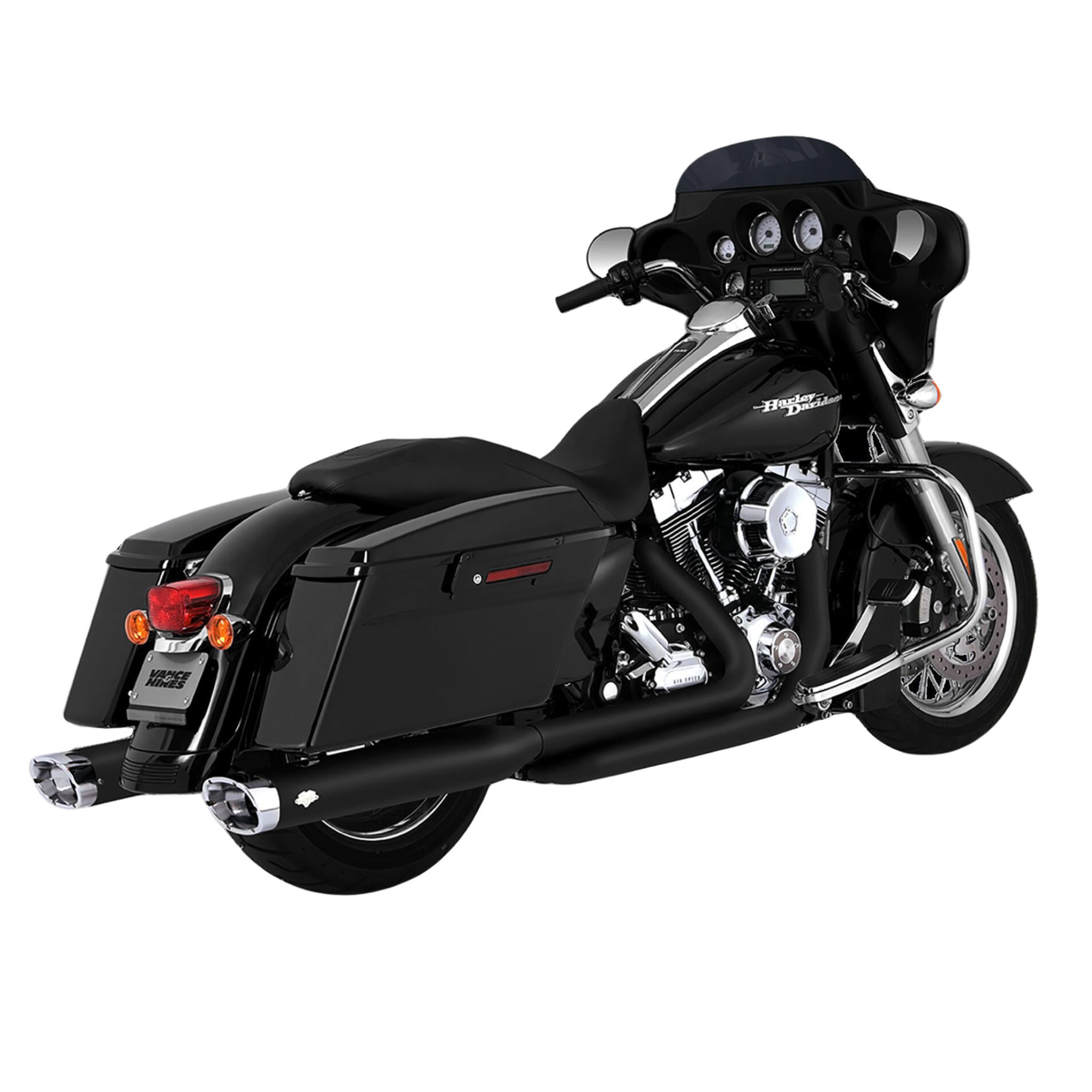 Vance & Hines Monster Ovals Slip-Ons Black W/Chrome Tip – Gasoline ...
