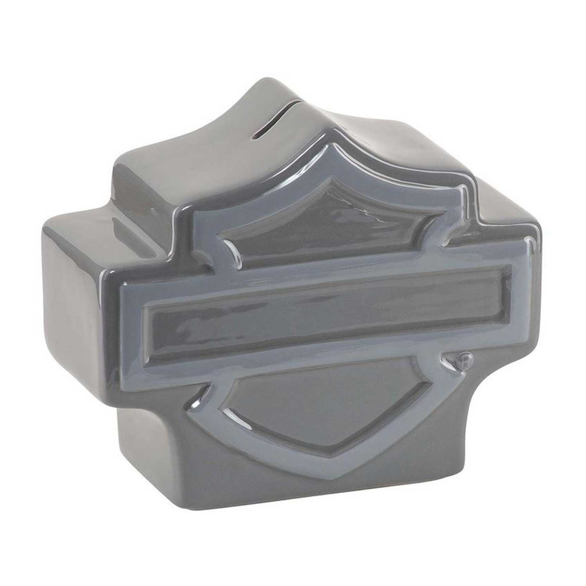 Harley-Davidson® Open Bar & Shield Shaped Bank w/ Removable Stopper ...