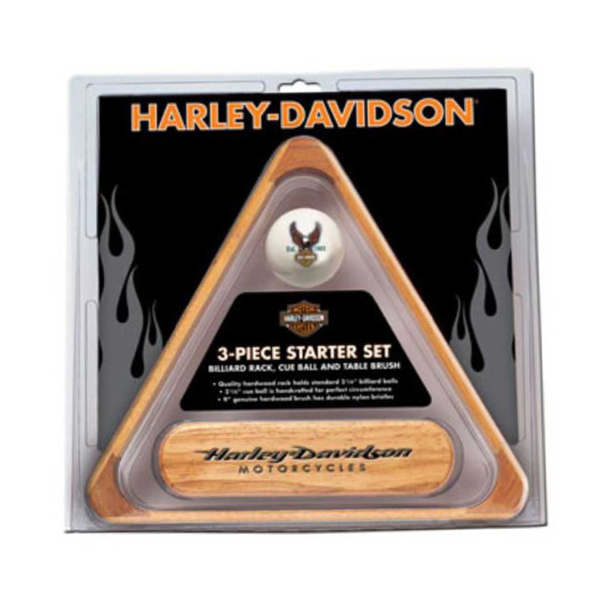 Harley-Davidson® 3 Piece Billiards Starter Set – Gasoline Alley Harley ...