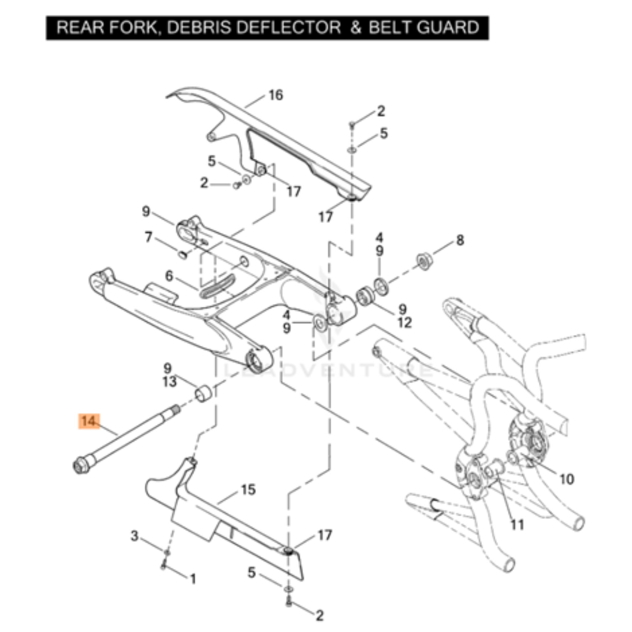Harley-Davidson® Swingarm Pivot Shaft - V-Rod '02-'04 – Gasoline Alley ...