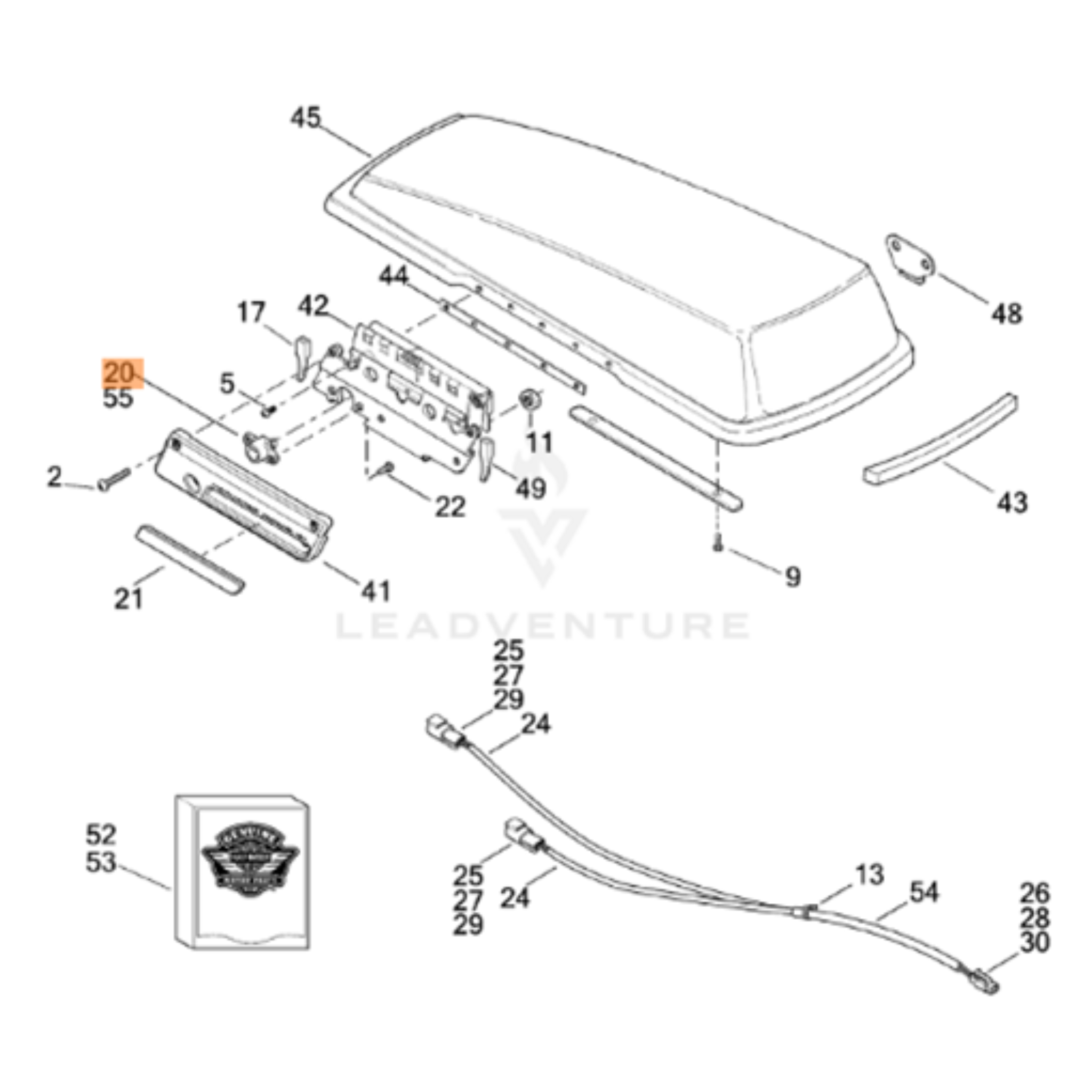 Harley-Davidson® Saddlebag Lock and Key Assembly - '07-'13 CVO Ultra ...