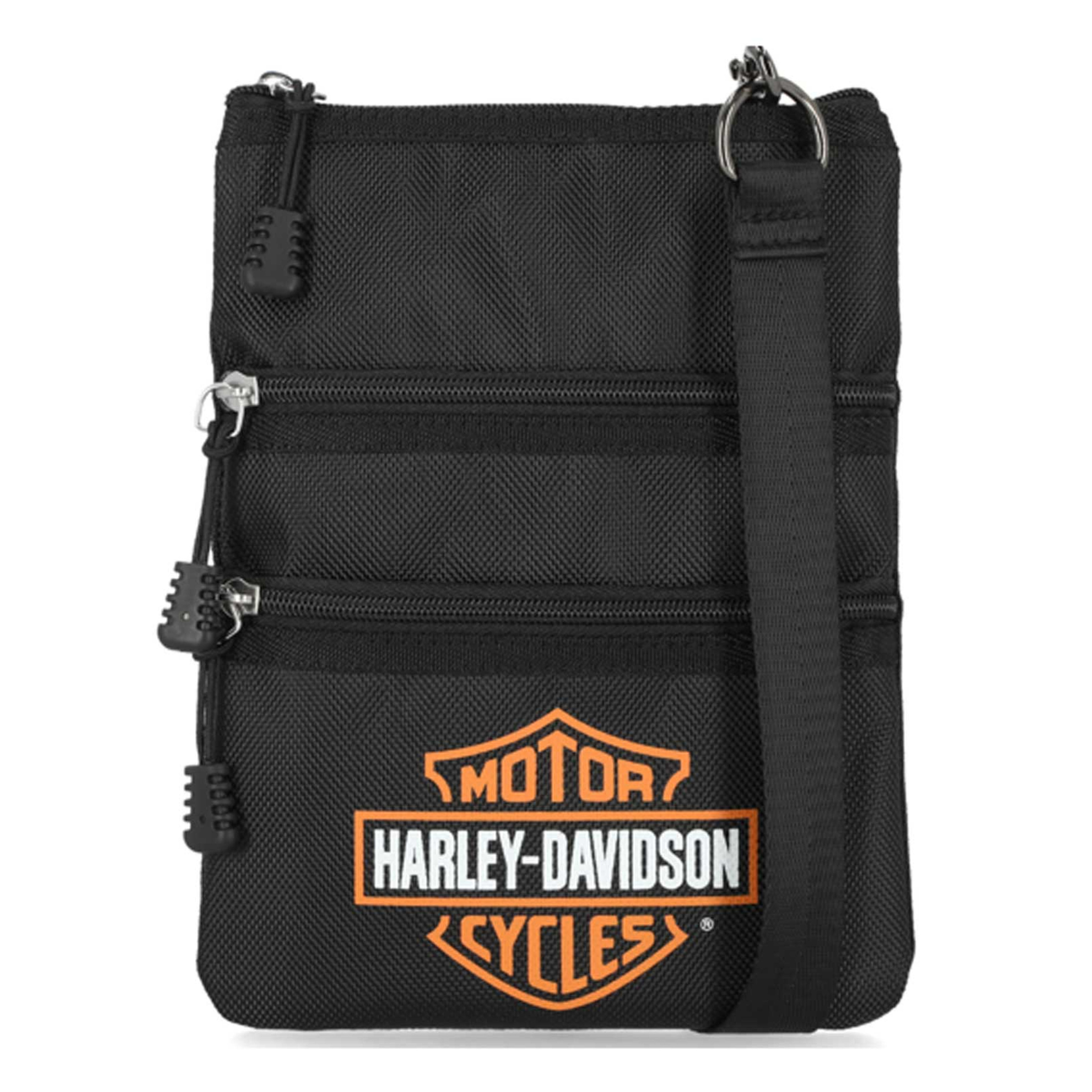 Harley-Davidson® Women's Bar & Shield Nylon Crossbody Bag w/ Adjustabl ...