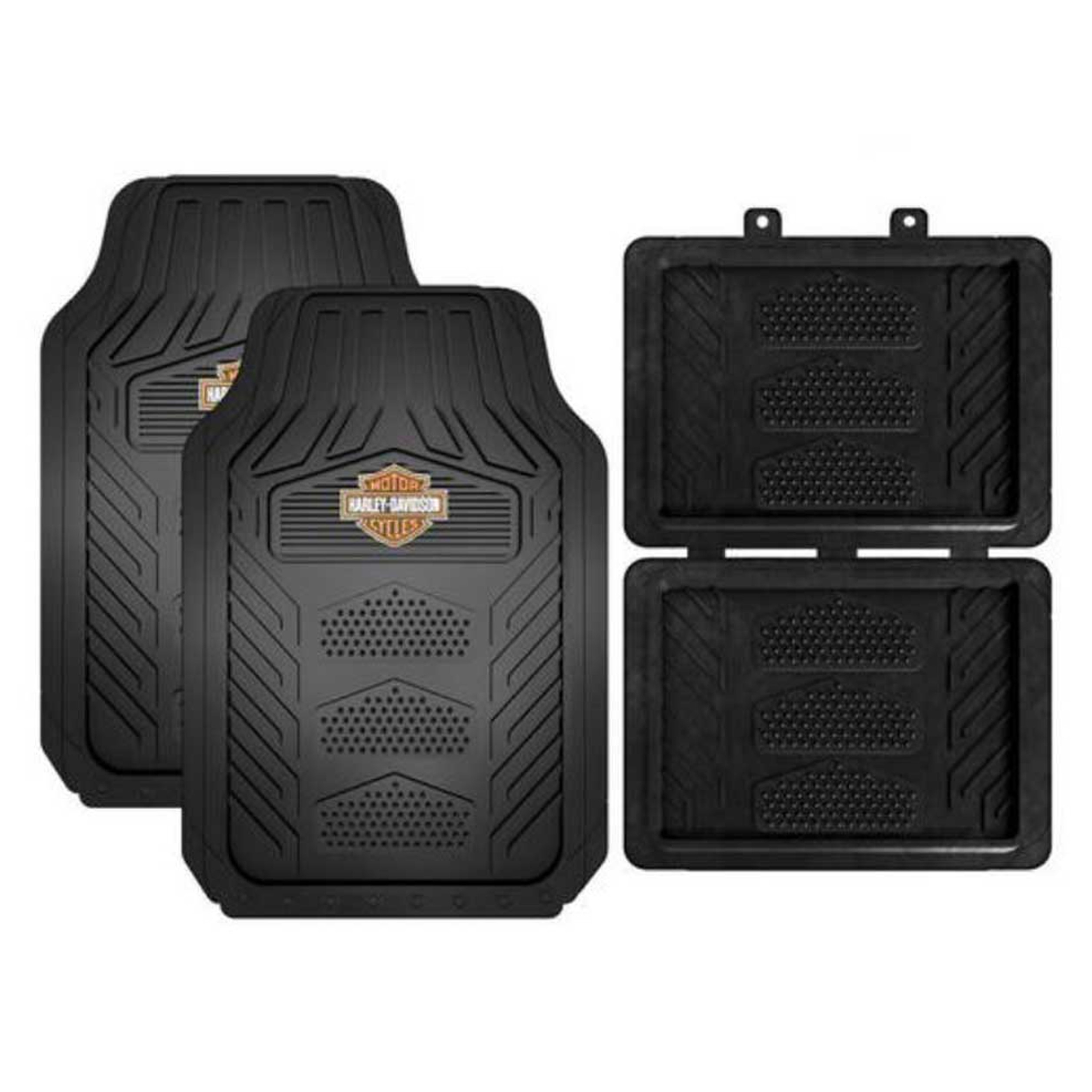 Harley-Davidson® Weatherpro 4 Piece Rubber Floor Mats - Universal-Fit ...