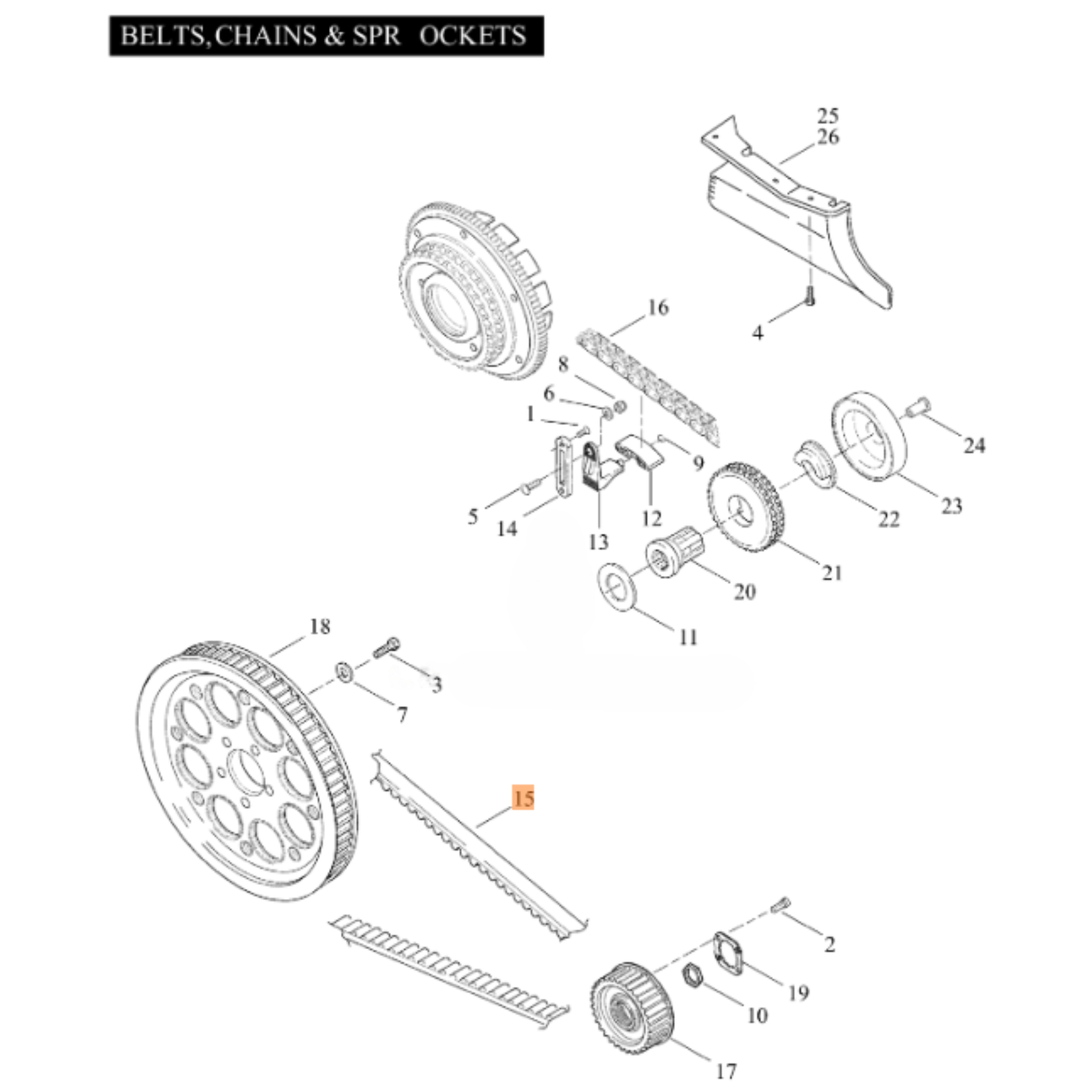 Harley-Davidson® Drive Belt - '04 Touring Models – Gasoline Alley ...