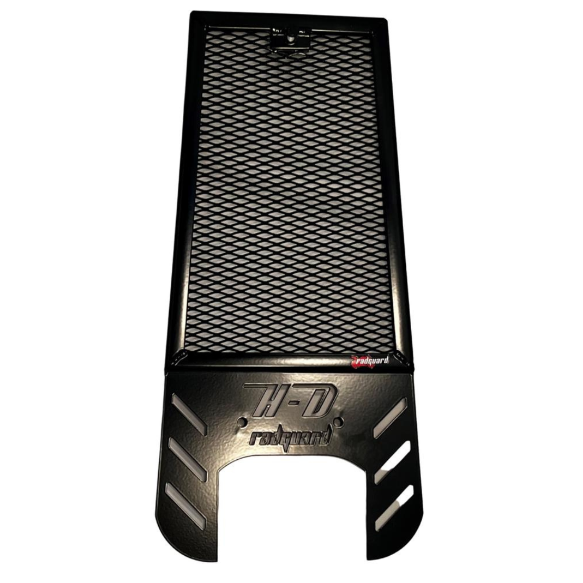 Rad Guard - M8 Softail Oil Cooler Protective Guard - Black with Engine ...